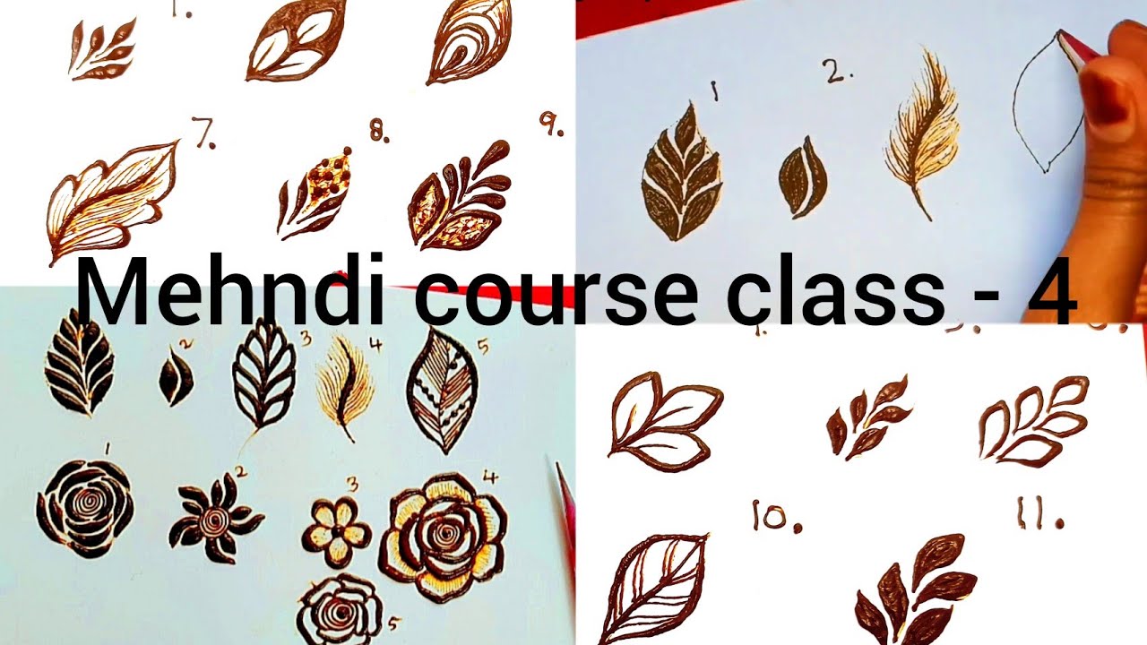 Mehndi class - 4 | | Mehndi Classes | Designs by Fatima | mehndi course ...