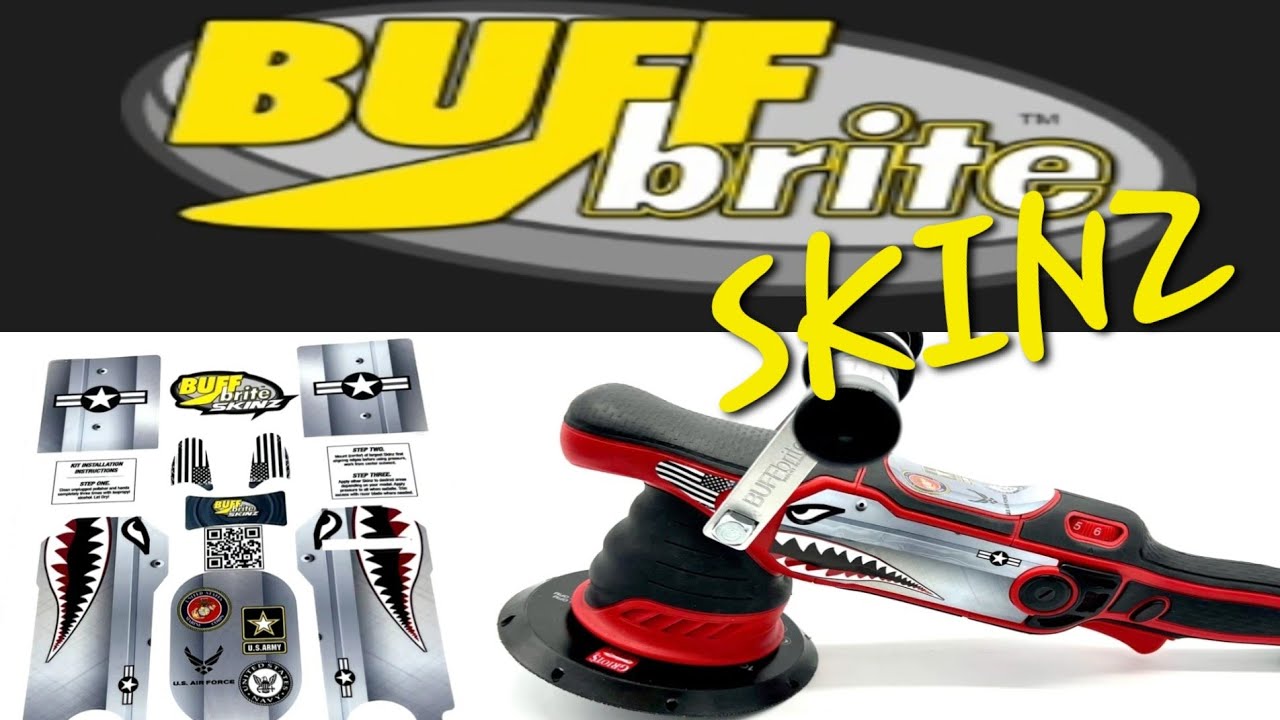 BUFF brite SKINZ kit on a Griot's G9 - YouTube