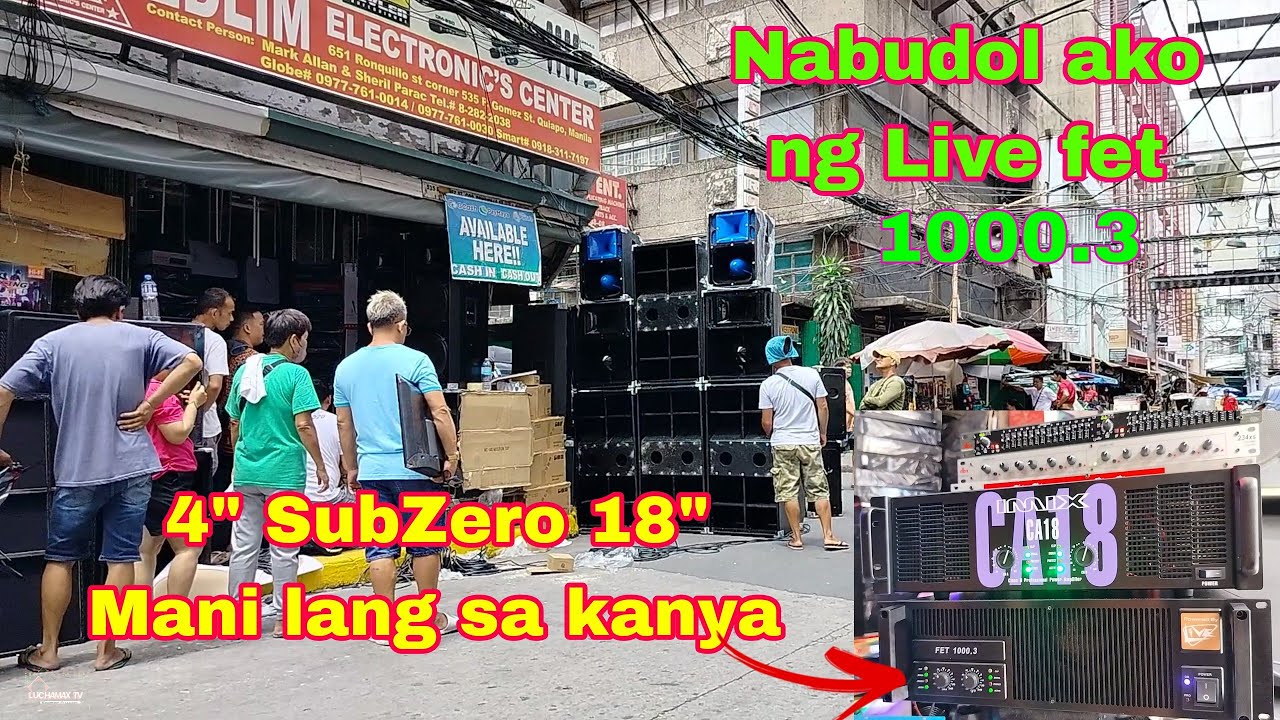 Mini Sound set up Subzero & Bullet Mid Hi powered by Live - YouTube