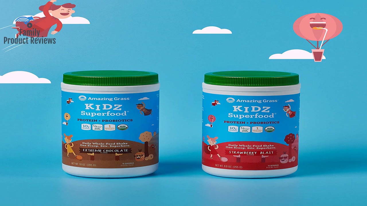 Amazing Grass Kidz Superfood: Organic Vegan Superfood Nutrition Shake ...