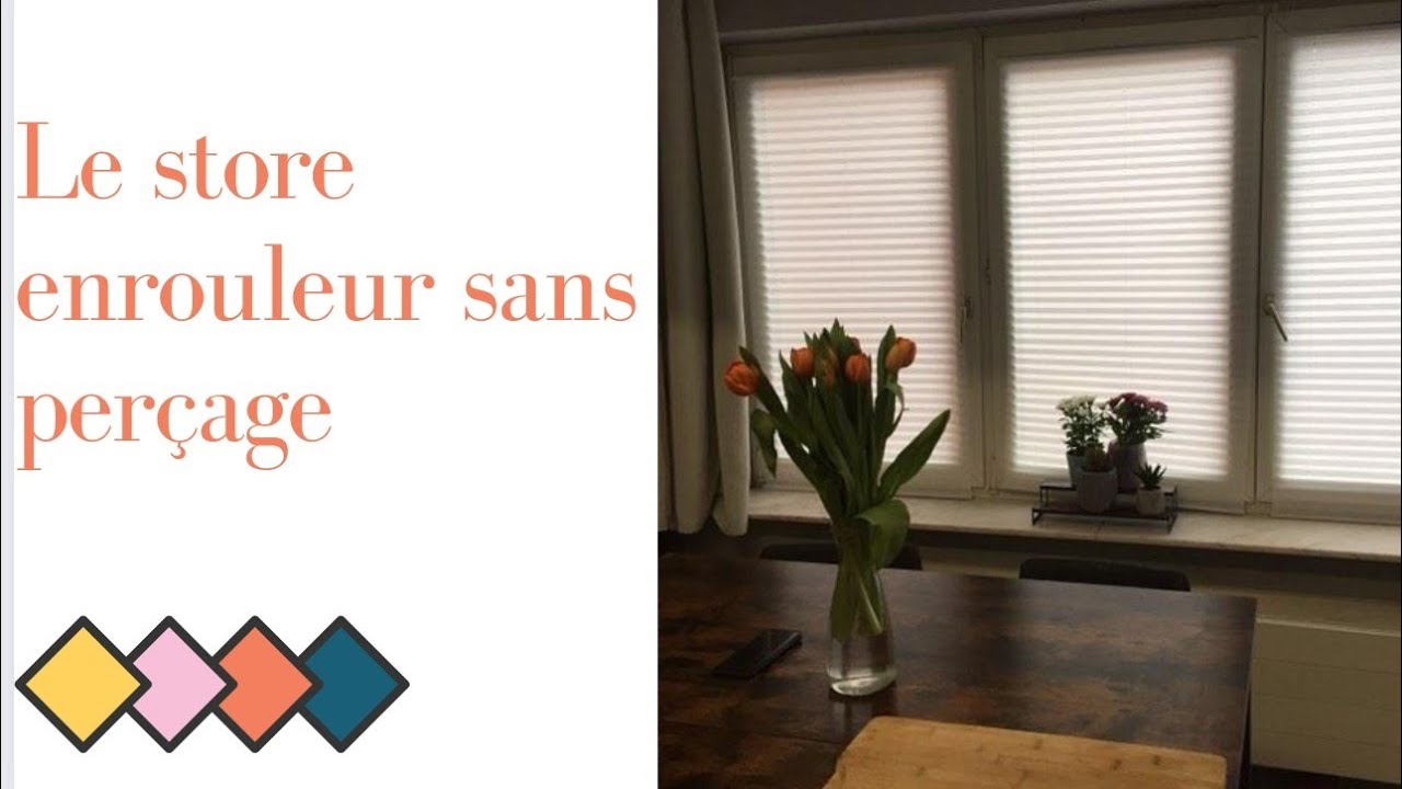 Comment installer un stores sans perçage /une solution simple pour ...
