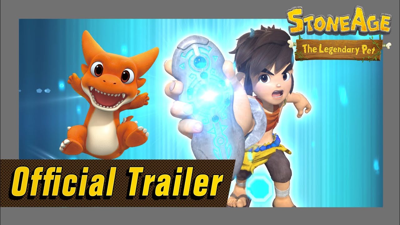 Official Trailer l Stone Age The Legendary Pet l New Dinosaur Animation ...