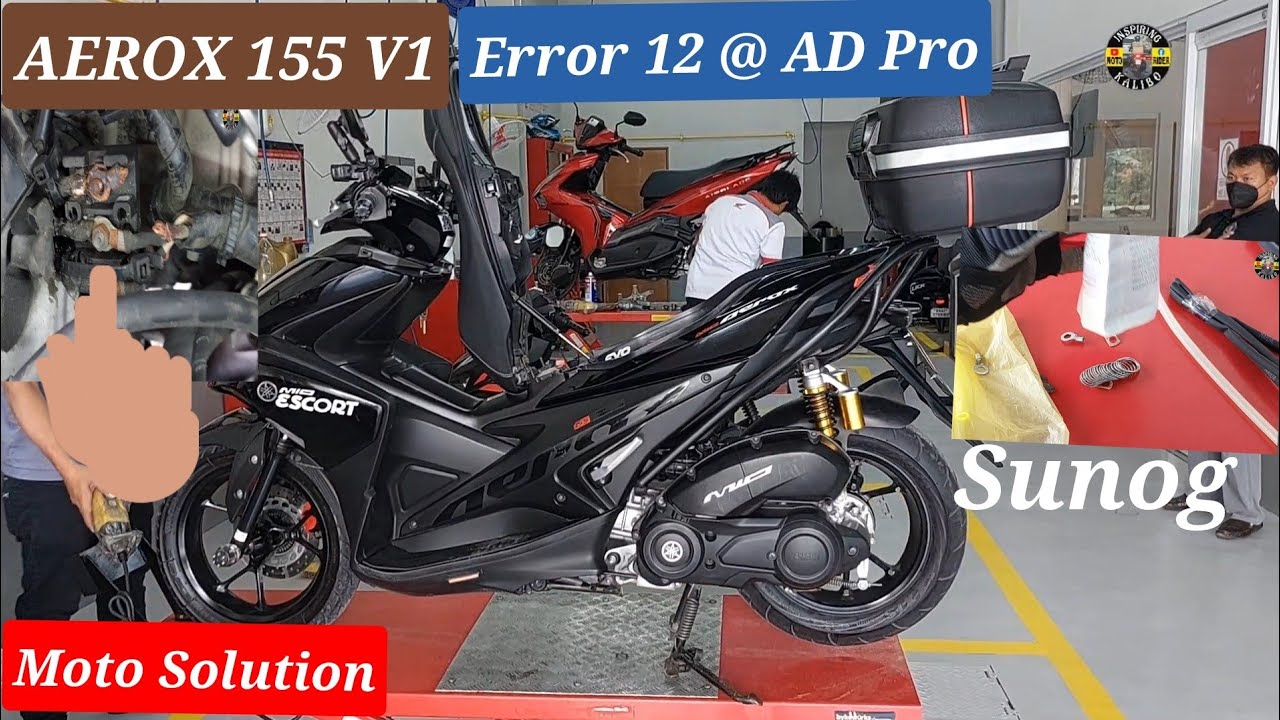 2022 Aerox 155 V1 - Error 12 @ Engine Check with AD Pro After Market ...