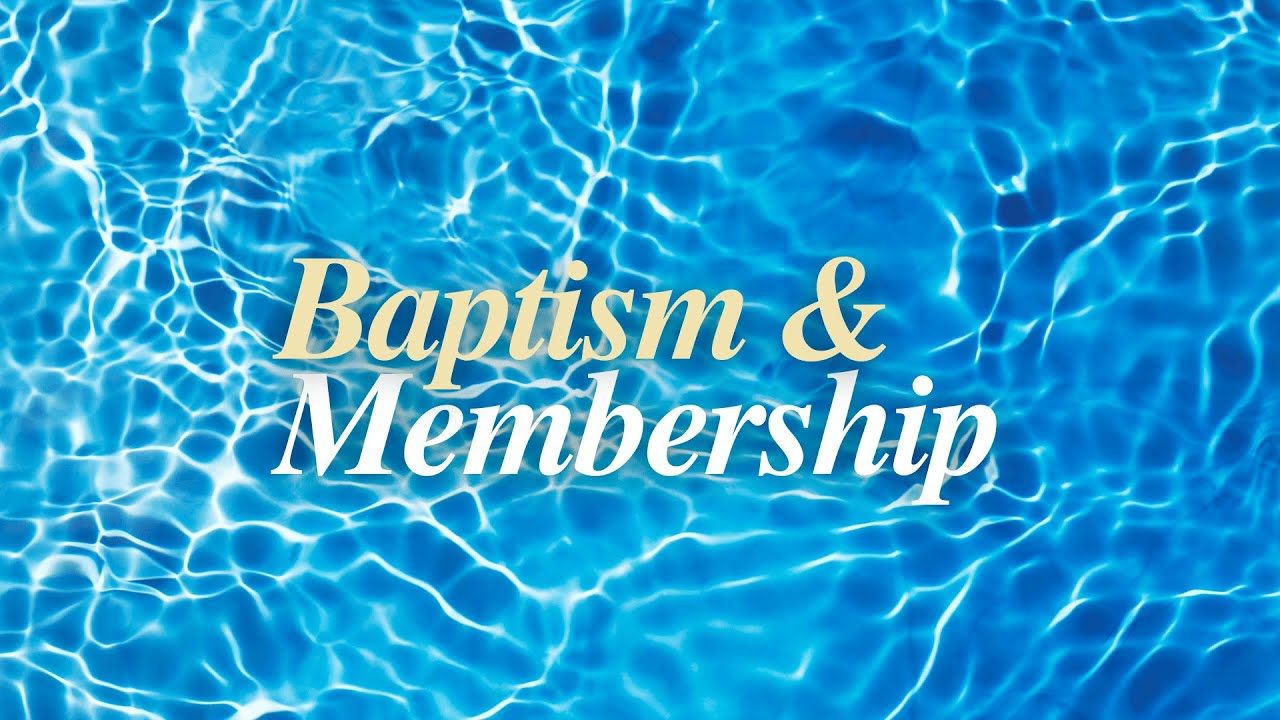 Nov 27 - Baptism & Membership Sunday - YouTube