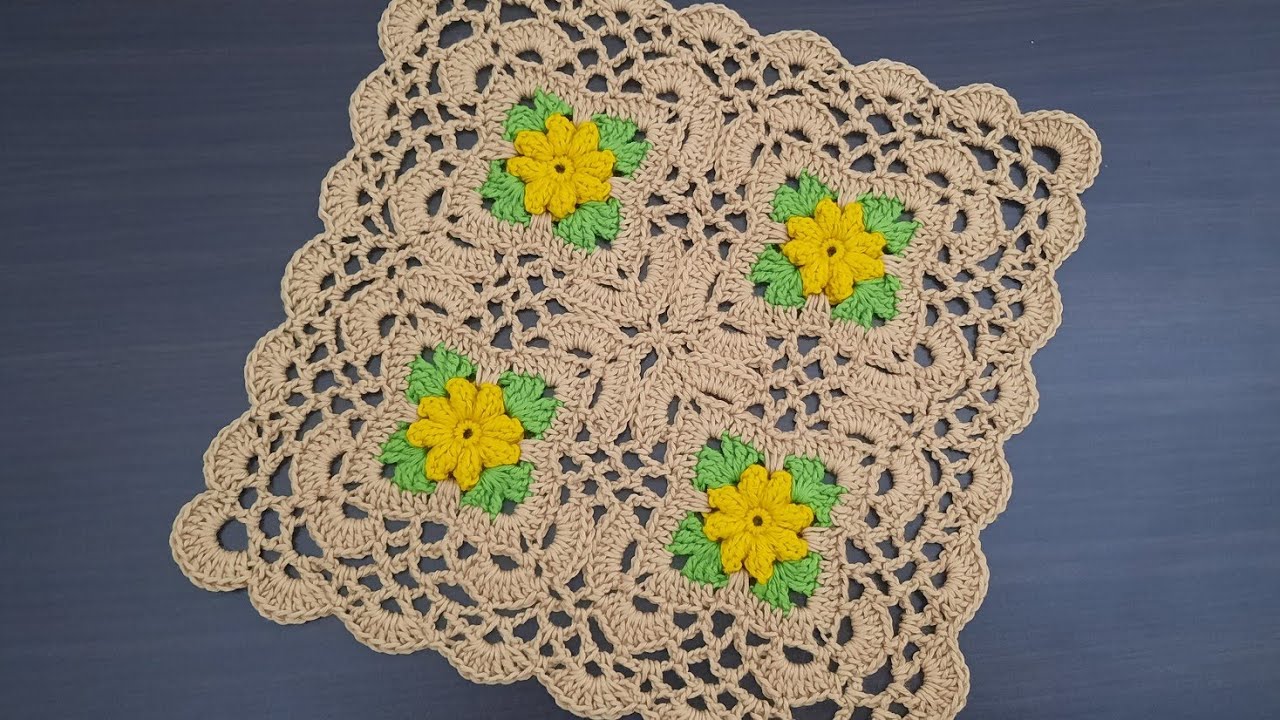 Tutorial Rajutan persegi motif bunga || Crochet granny square ||75 ...