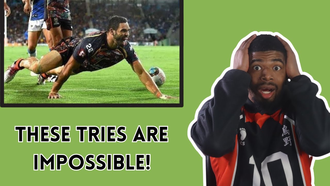 NFL FAN REACTS TO Top 15 Best Tries of The NRL - YouTube
