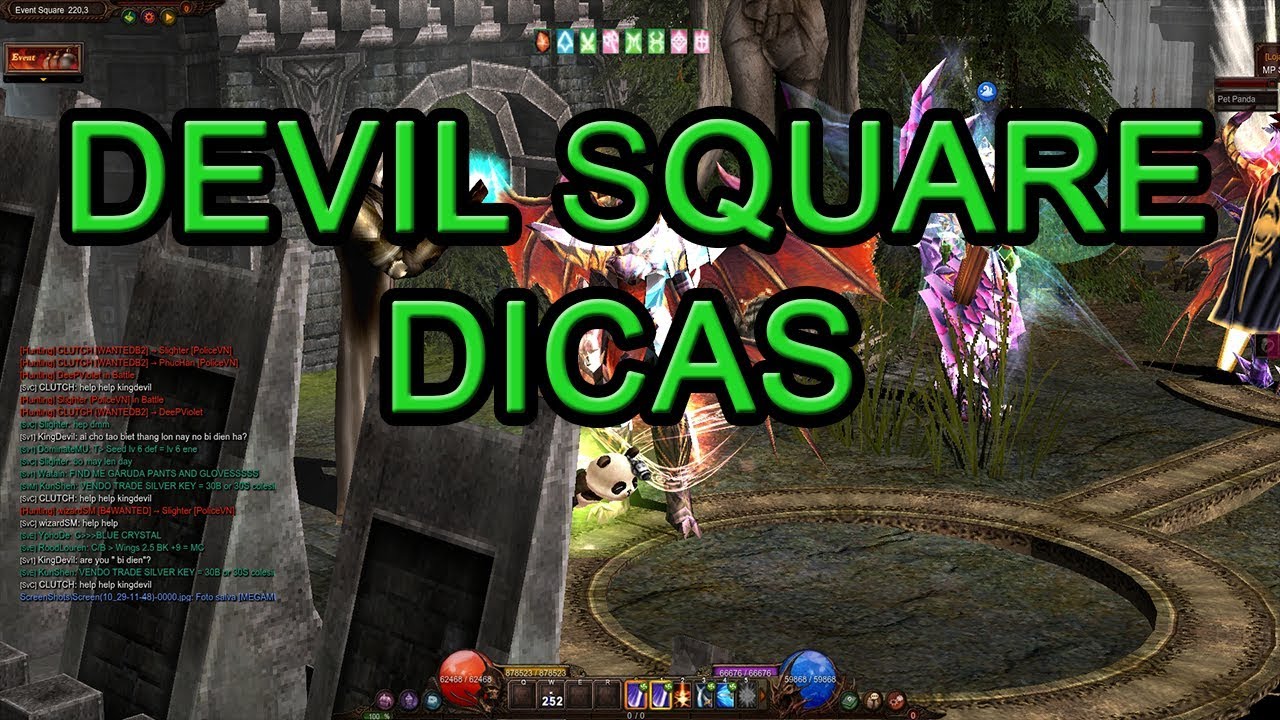 MEGAMU - SE DANDO BEM NO DEVIL SQUARE - YouTube