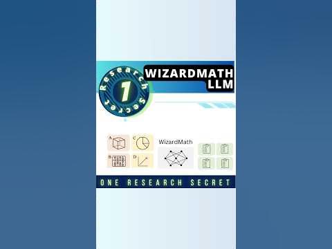 WizardMath: Math LLM #llm #wizardlm #generativeai #huggingface #github #ai #ml - YouTube