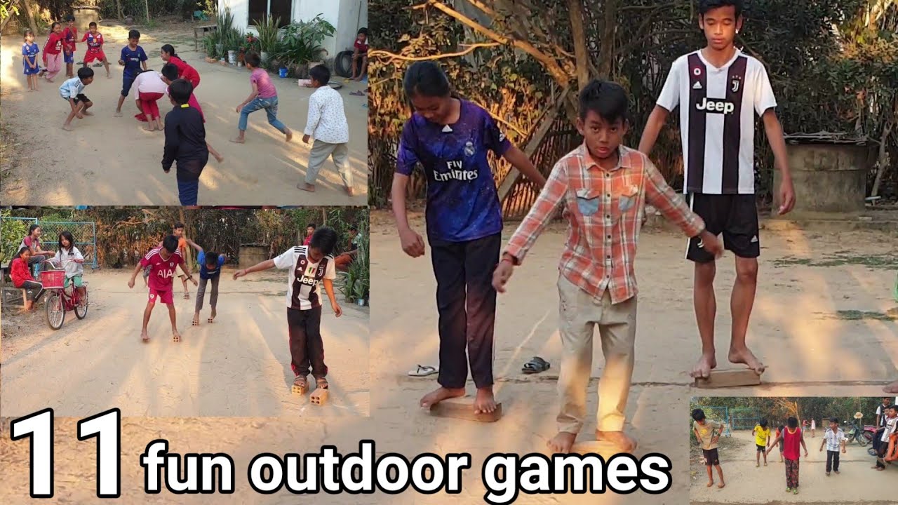 Best 11 fun outdoor games - YouTube
