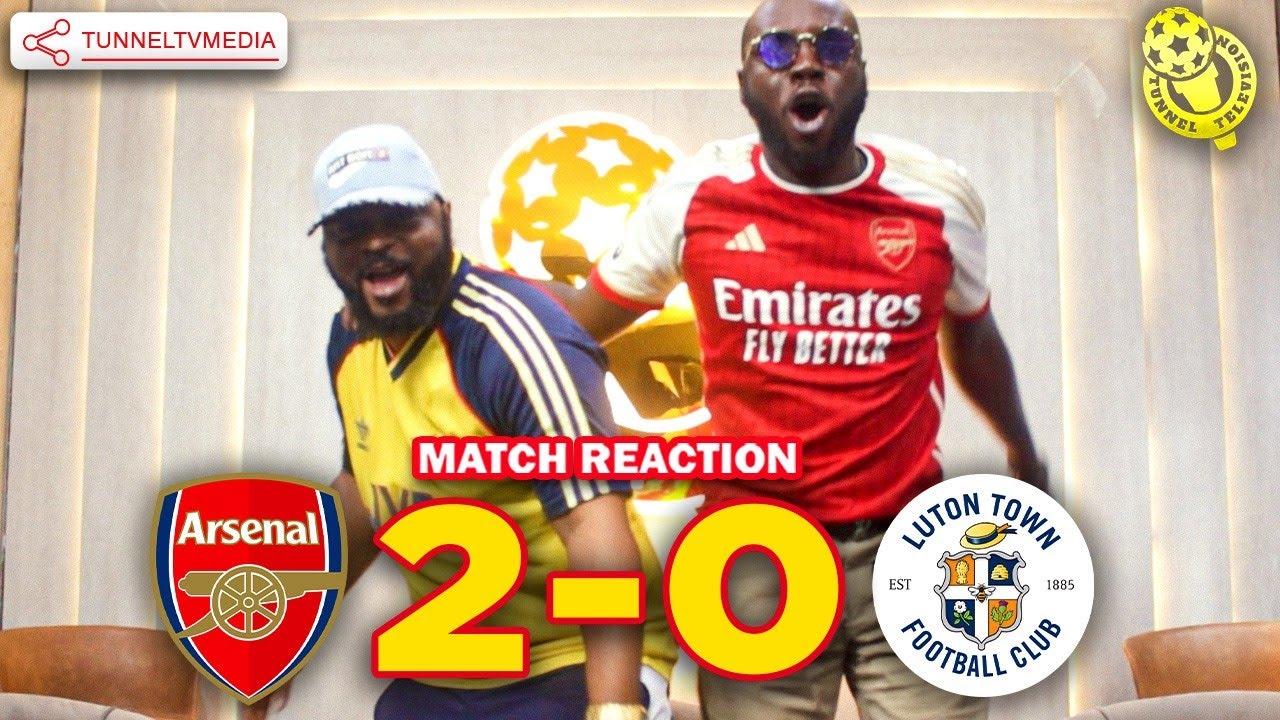Arsenal 2-0 Luton Town | Full Fan Reactions | Odegaard Hashioka ( OG ...