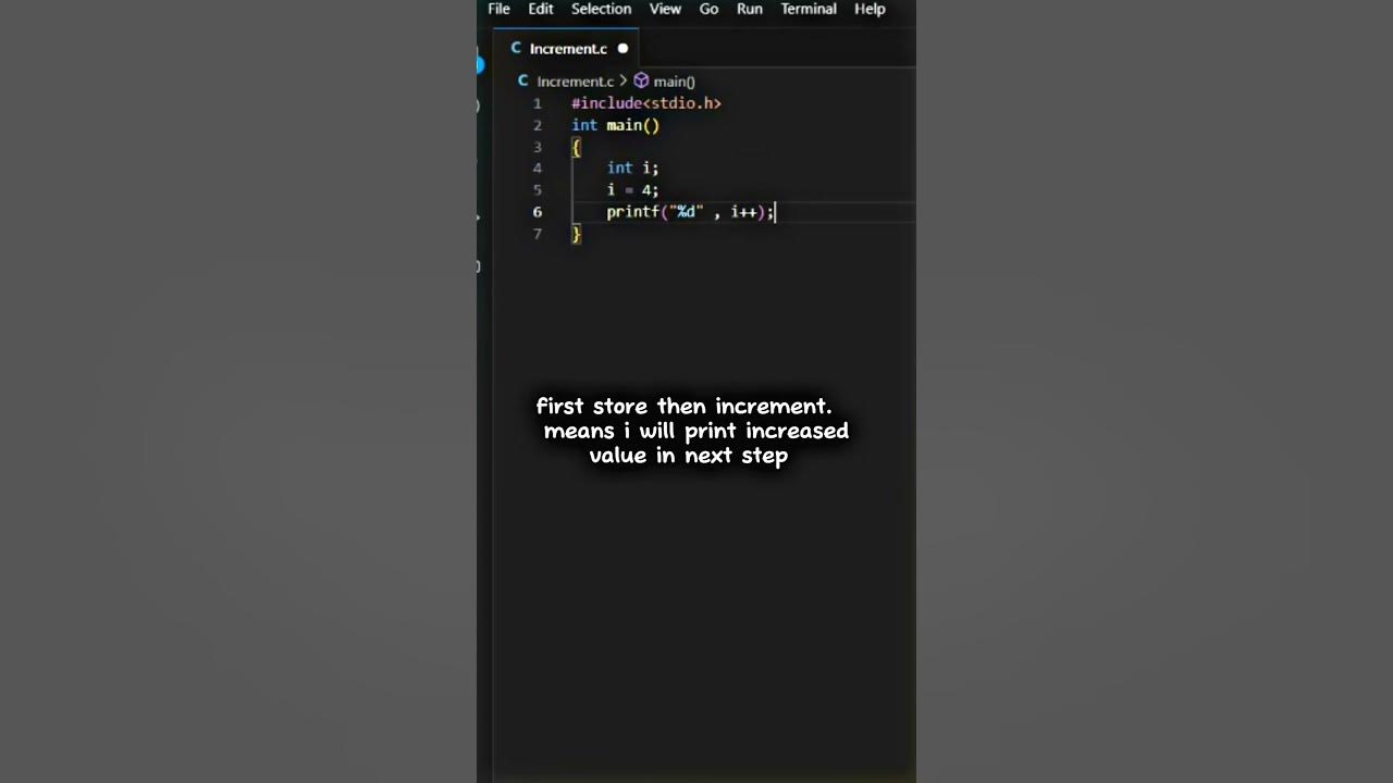 Difference between pre and post increment...🧠🚀 #coding #programming #shorts - YouTube