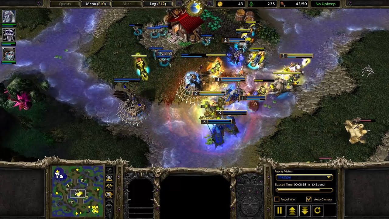 Warcraft III Super TeD Cup 1 2023 Dec23 Happy(U) V FoCuS(O) Game 1 MAPS ...