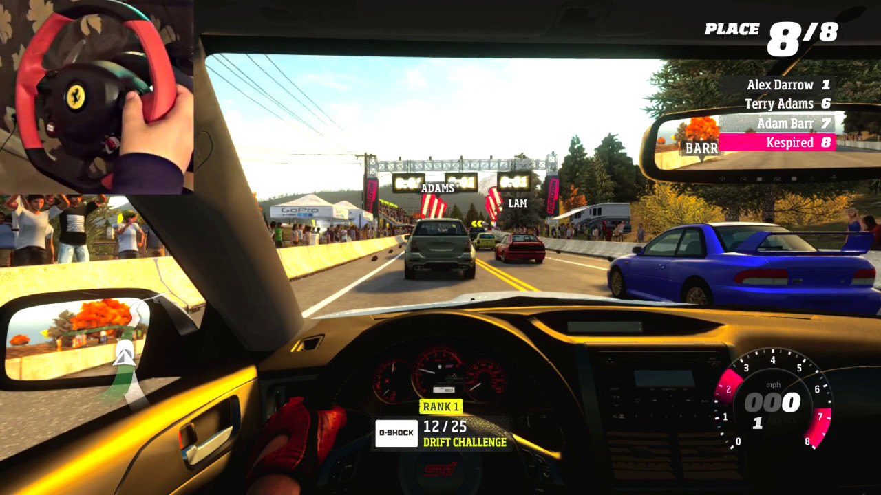 FORZA HORIZON Gameplay on Xbox One with Steering Wheel (Part 2) - YouTube