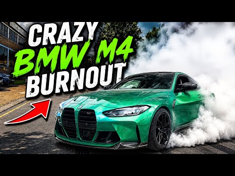 BMW g82 m4 tyre burnout 