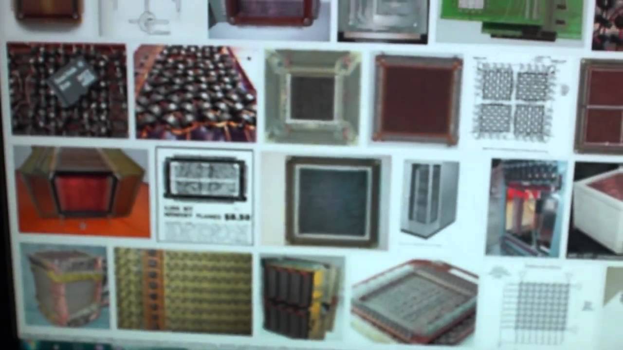 Core Memory 1950s 1970s old memory technology - YouTube