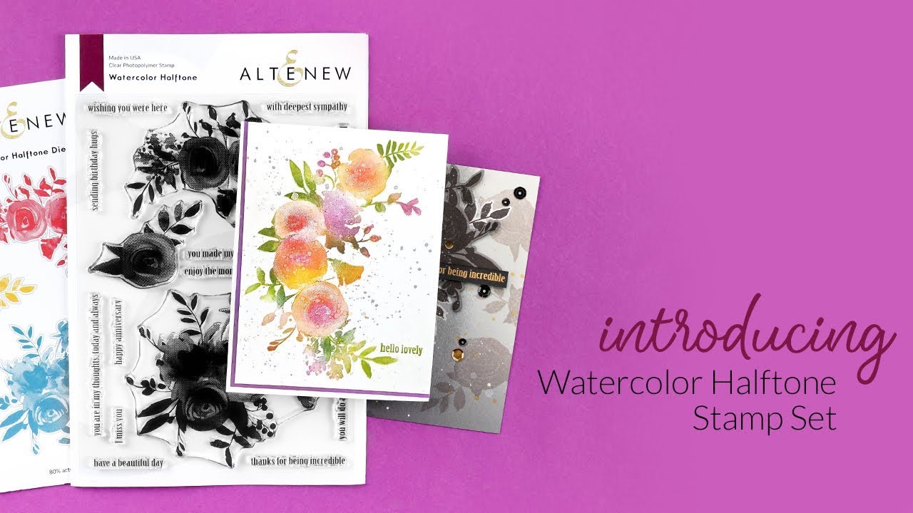 Watercolor Floral Effect WITHOUT Watercoloring (SO Easy!) - Altenew ...