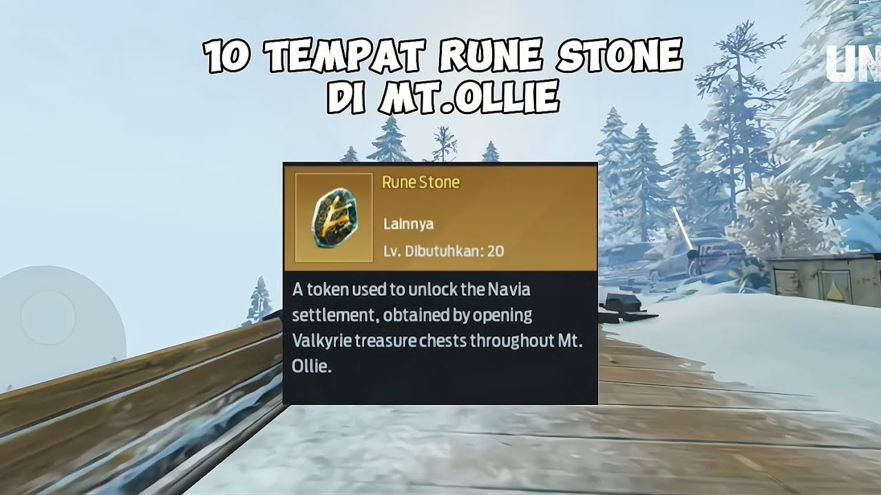 10 TEMPAT RUNE STONE DI MT.OLLIE - GARENA UNDAWN#undawn #garenaundawn ...