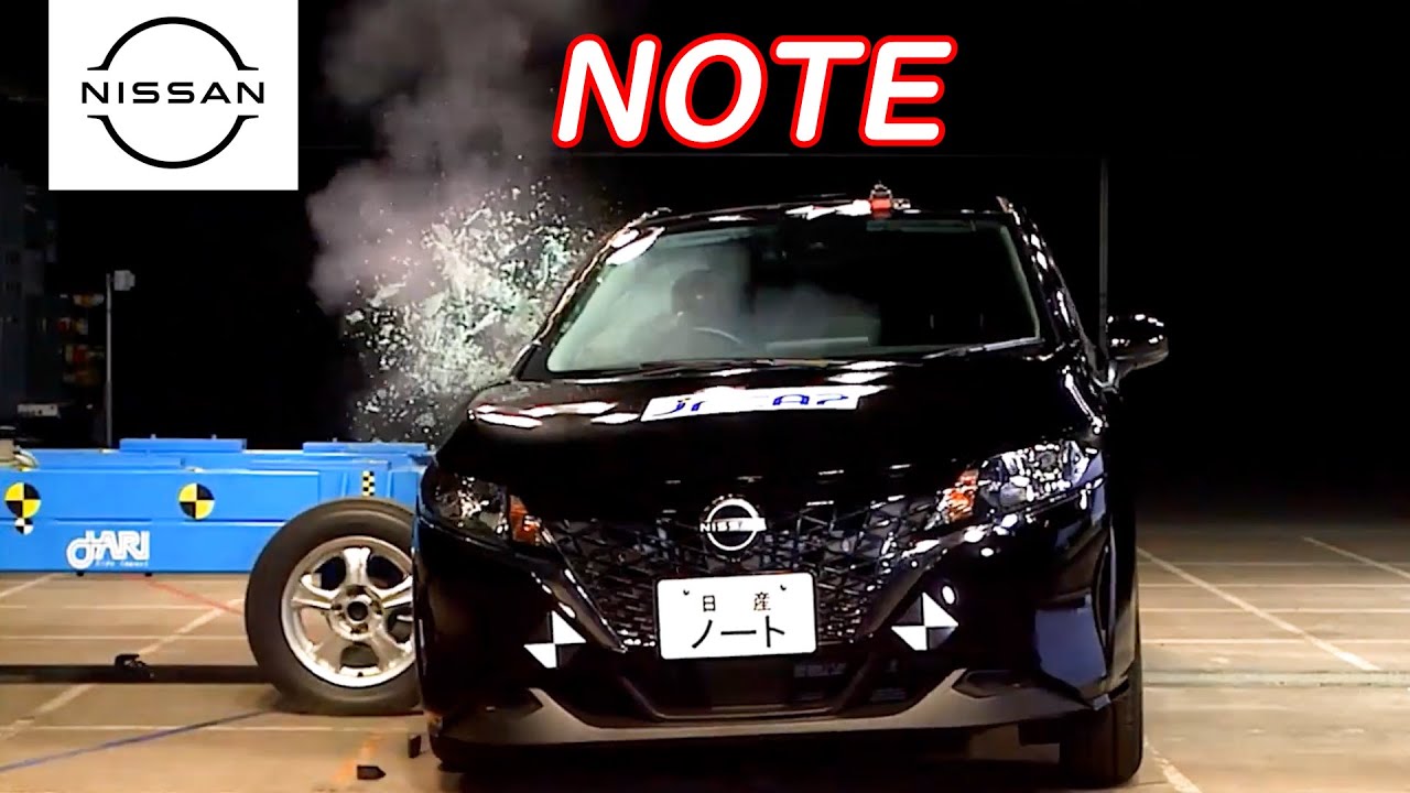 【日産 ノート 衝突&安全テスト】－日本篇 2021 NASVA,JNCAP Crash＆Safety test 『NOTE』：NISSAN ...