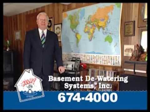 Basement De-watering Systems Lee Ranson - YouTube