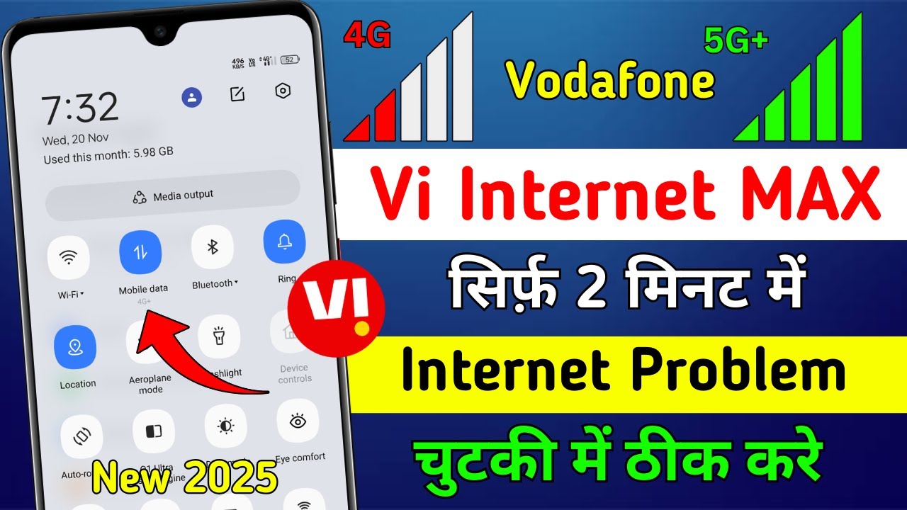 Vi New APN Settings 2025 | Vi Network Problem Solution | Vi Internet ...