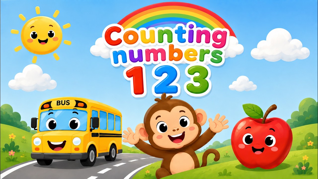 Learn Numbers 1-20 🎉 | Fun Counting Song for Toddlers | Preschool ...