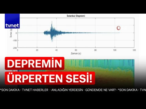İstanbul'daki 6.2'lik depremin sesi kaydedildi!