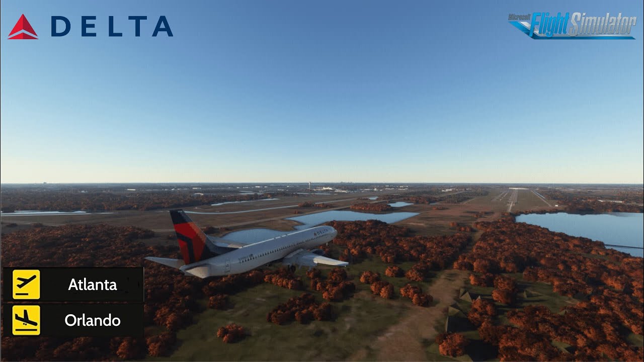 Atlanta to Orlando - MSFS 2020 - Delta - YouTube