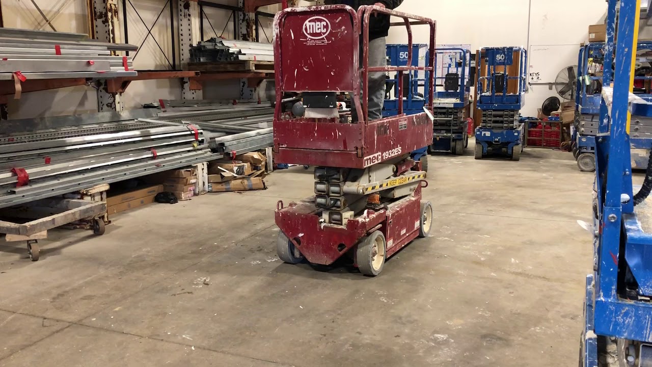 2008 MEC, model 1932ES, electric scissor lift | For Sale | Online ...