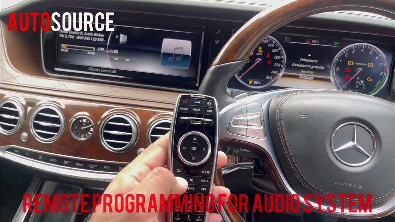 Mercedes Benz Audio Remote Programming S Class W222 | Autosource - YouTube