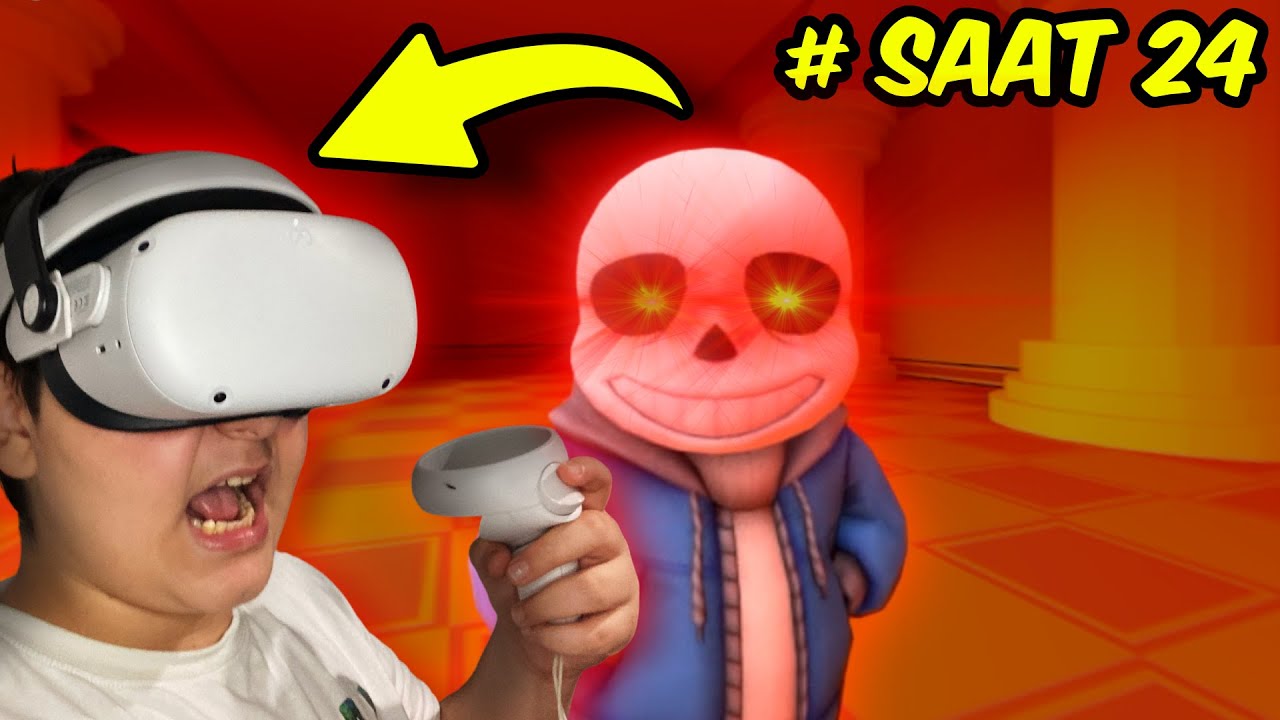 1 GÜN BOYUNCA UNDERTALE VR OYNAMAK - YouTube