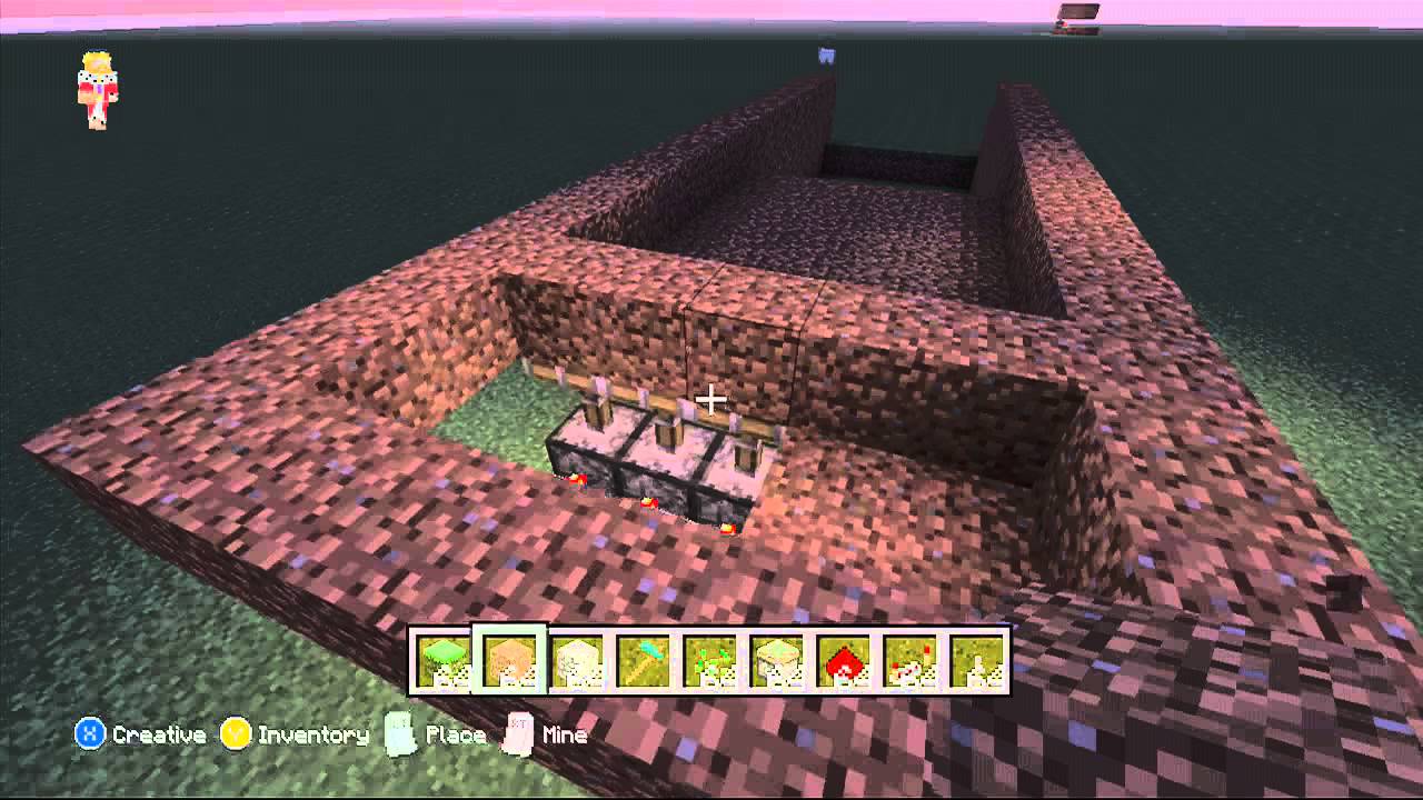 Minecraft Let's Build Ep.2 | Automatic Wheat Harvester - YouTube