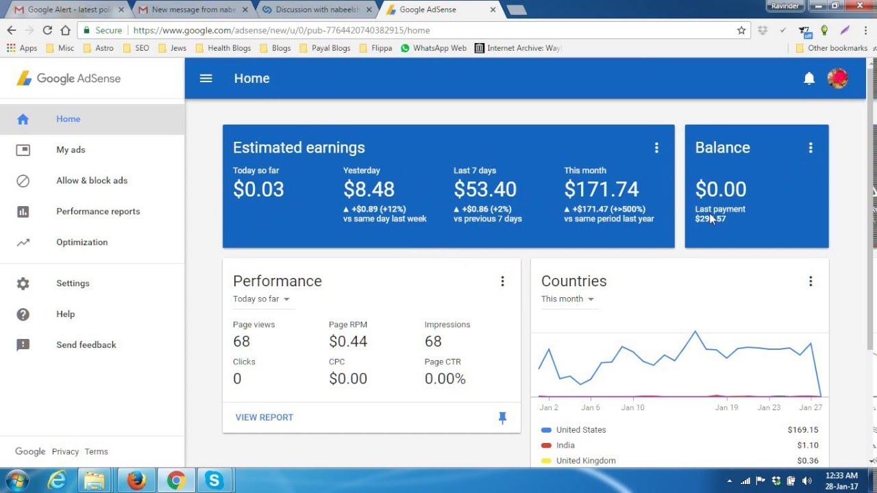 Earn money with google adsense fully Activated - App Earning Part 1 ...