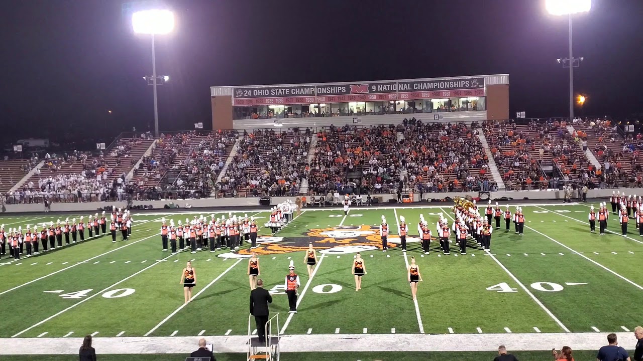 Massillon Tiger Swing Band 2019 week 1 halftime Show - YouTube