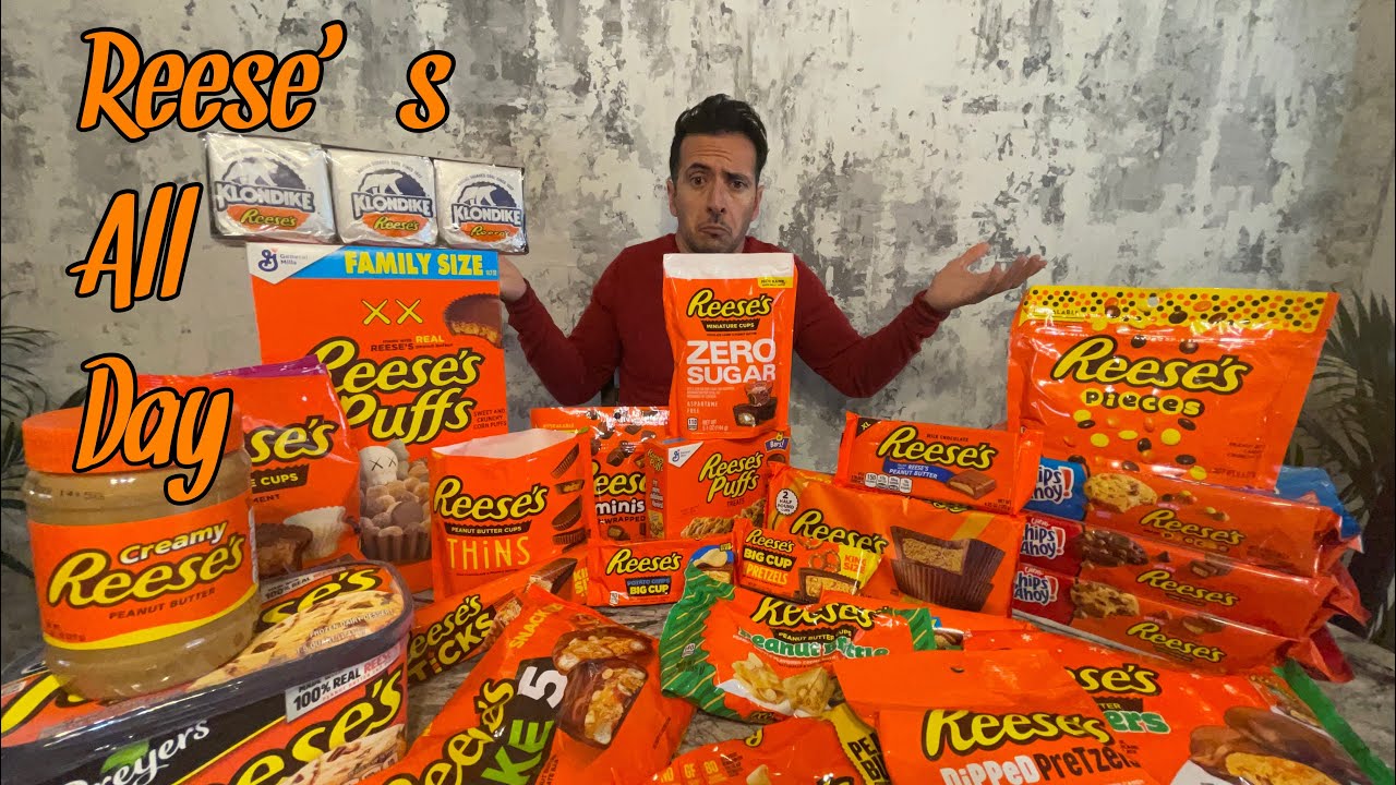 Reese’s all Day #reeses #foodie #fitness #calories - YouTube