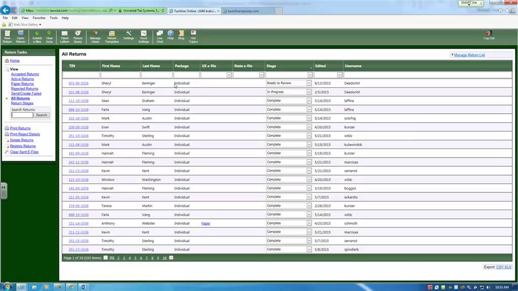 Tour of TaxWise Software - YouTube