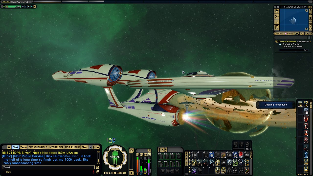 STAR TREK ONLINE - 100K Kelvin Timeline Heavy Command Cruiser [T6 ...