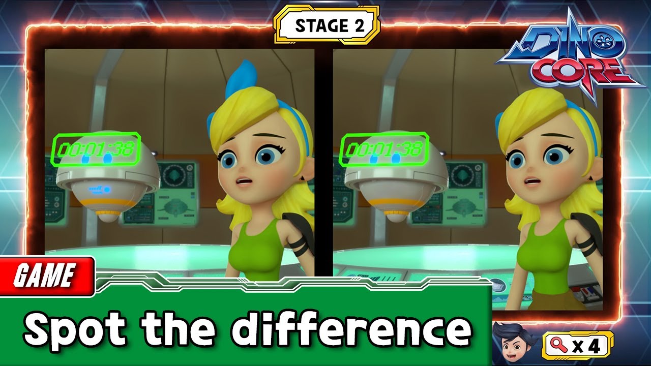 [DinoCore] Special | S05 EP10 | Spot the Difference | Game | Best ...