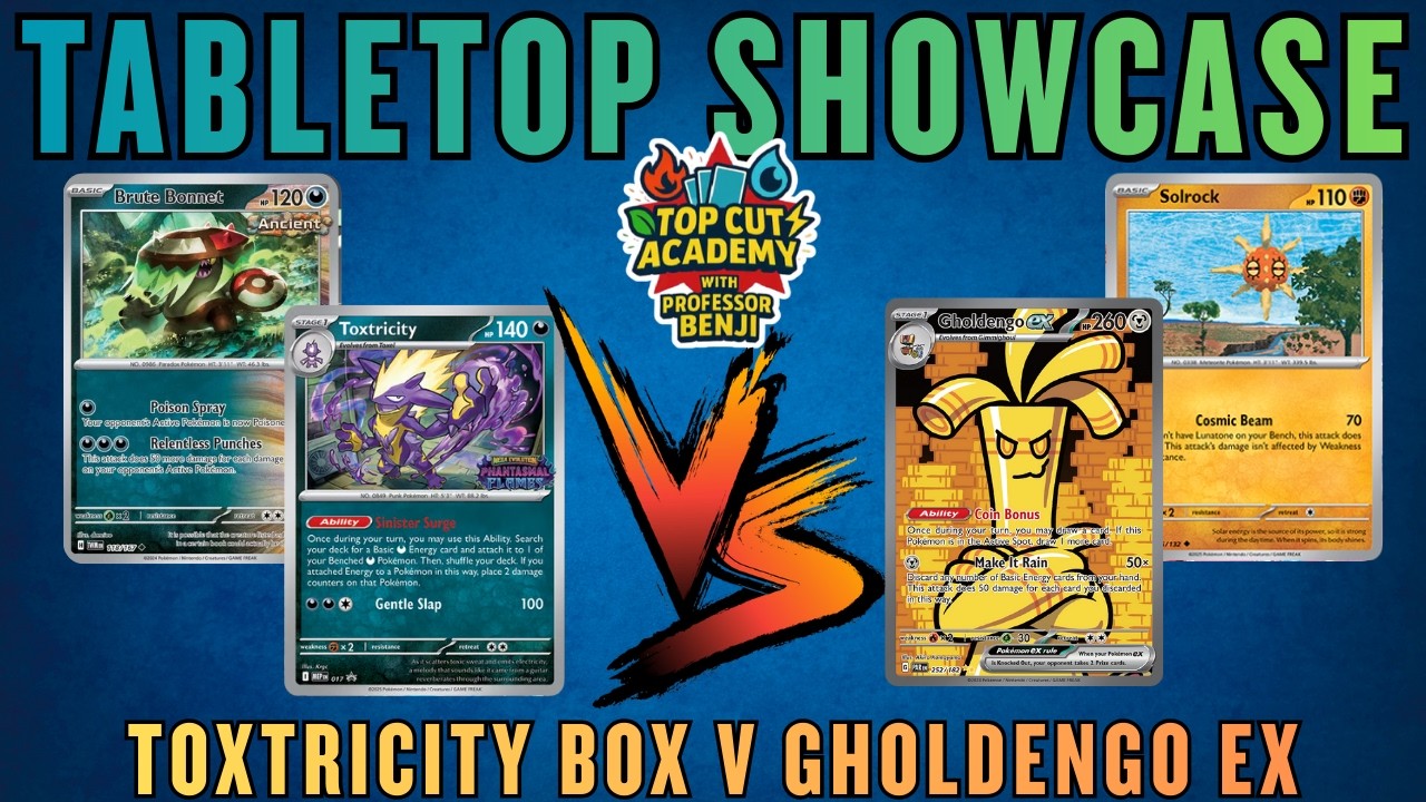 Tabletop Showcase: Toxtricity Box vs Gholdengo ex - YouTube