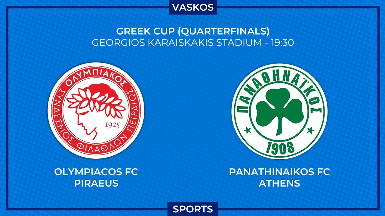 🔴 LIVE | ΟΛΥΜΠΙΑΚΟΣ - ΠΑΝΑΘΗΝΑΪΚΟΣ | ΚΥΠΕΛΛΟ ΕΛΛΑΔΑΣ | OLYMPIACOS ...