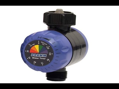 Dramm 15045 ColorStorm Premium Water Timer, Blue - Overview - YouTube