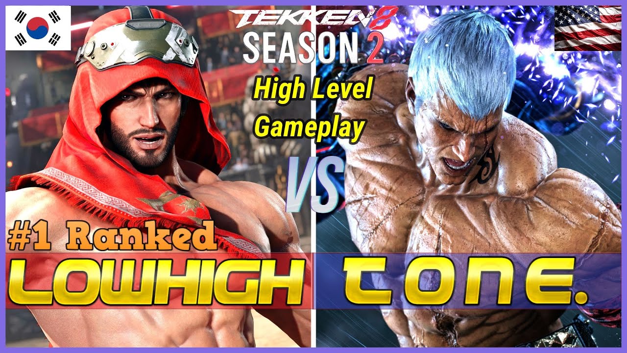 Tekken 8 LOWHIGH (#1 Ranked Shanee) Vs TONE (Bryan) T8 High Level ...