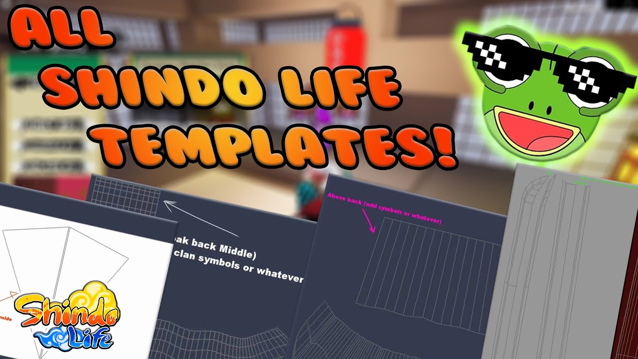 Shindo Life Templates - Masks, Cloaks & More! | Roblox Shindo Life ...