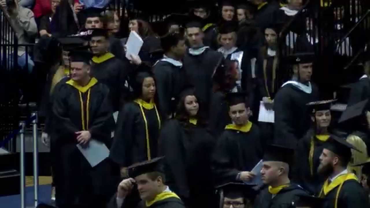 Monmouth University 2015 Winter Commencement Ceremony - YouTube