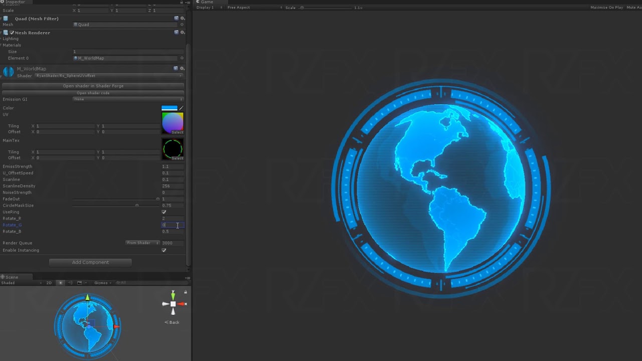 UIFX WorldMap demo - YouTube