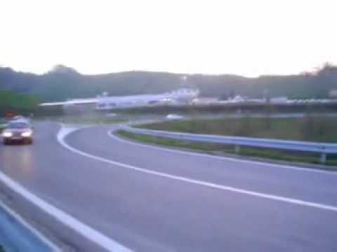 Bmw e34 M5 drift Slovenia - Maribor (highway to austria)