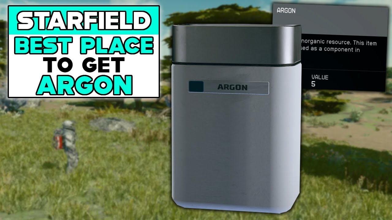 STARFIELD BEST PLACE To Get ARGON - YouTube