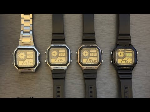 Comparing 4 Colors of the Casio Royale AE1200- Which One is Your ...