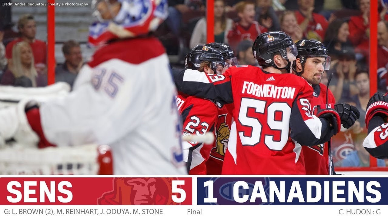 Sept 23: Sens vs. Canadiens - Players Post-game Media - YouTube