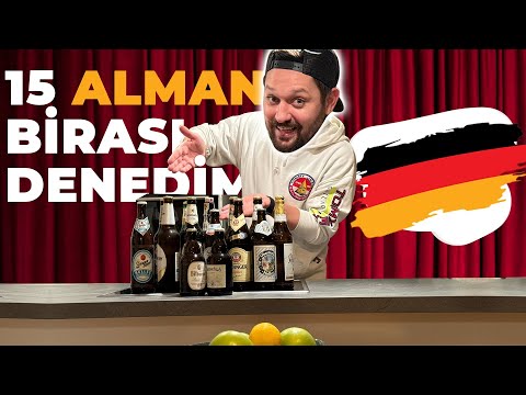 15 ALMAN BİRASINI DENEDiM 🇩🇪  #vlog #almanya #frankfurt