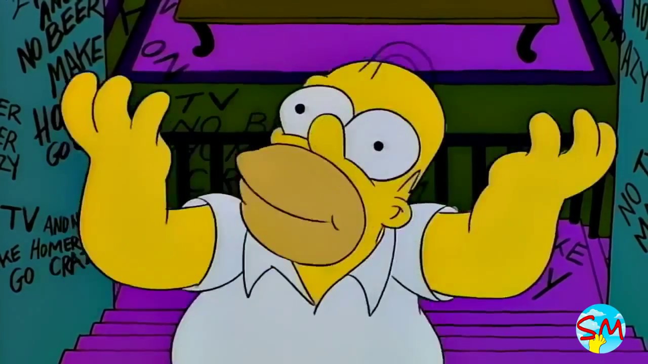 Los Simpsons parodia de (shaning) El resplandor Parte 2 de 2 - YouTube